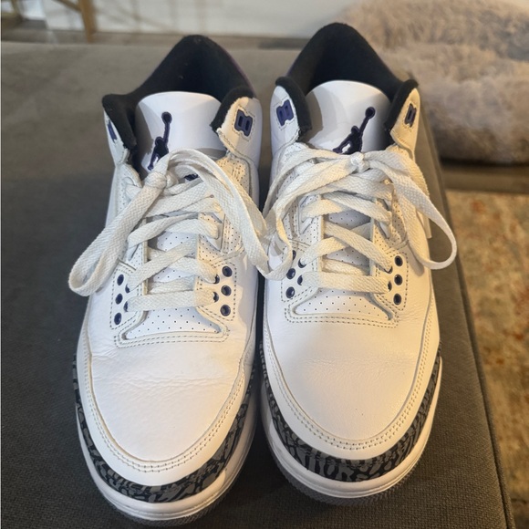 Jordan | Shoes | Air Jordan 3s White And Purple | Poshmark